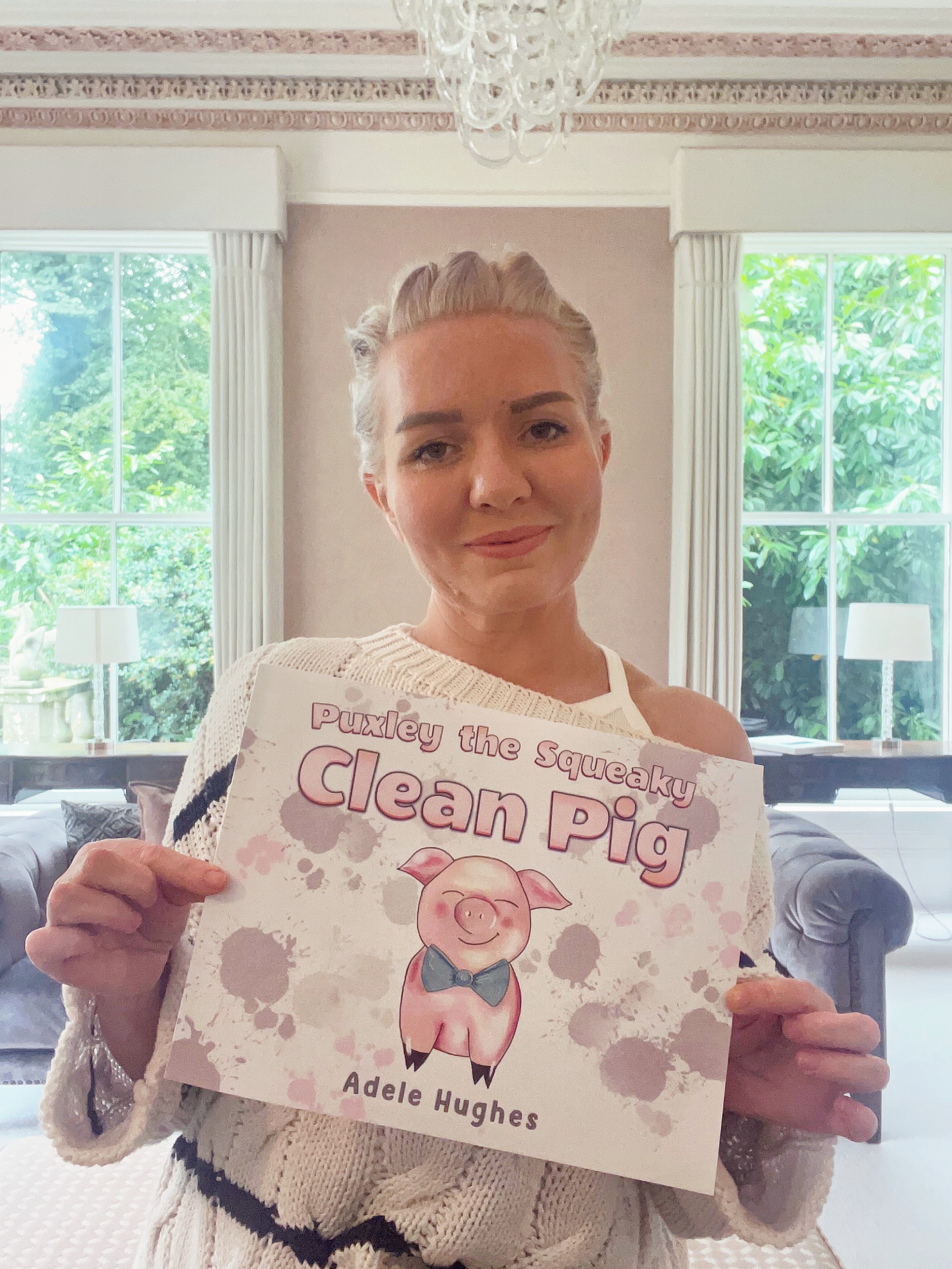 Introducing Puxley the Squeaky Clean Pig! – The Melanoma in Me